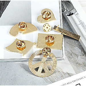 Tinsow Pride Gay Rainbow Flag Lapel Pins Enamel LGBT Lapel Pins Rainbow Brooch Decoration for Clothes and Bags (6)