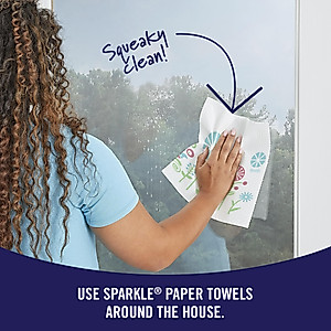 Sparkle® Pick-A-Size® Spirited Prints Paper Towels, 6 Double Rolls = 12 Regular Rolls