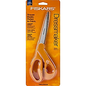 Fiskars Bent Scissors Right Handed 9" Plastic Orange