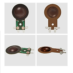 Fielect 25.5mm Tweeter Voice Coil Audio Speaker Resin Membrane Drive Head for Audio Replacement 8Ohm 4Pcs