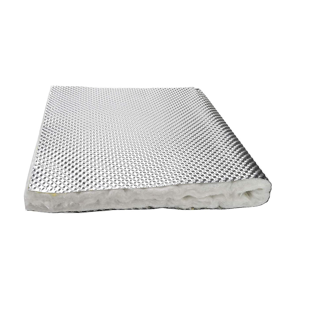 AC PERFORMANCE Reduce Radiant Heatshield Armor 3' Long x 1' Wide x 1/2" Thick Exhaust Pipe Multipurpose Heat Shield, Fiberglass Laminated Aluminum