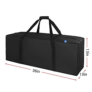 COOLBEBE 36" Sports Duffle Bag - 100L Large Travel Duffel Luggage Bag with Upgrade Zipper, Sturdy & Water Resistant, Black