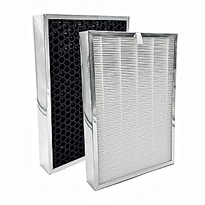 2 pack MA-125 Replacement air Filter, 3-in-1 Compatible for Medify Air Purifier MA-125,MA-125R H13 True HEPA, by Can-Meageren