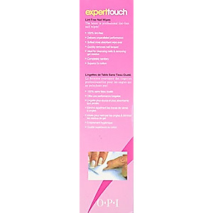 OPI Expert Touch Lint-Free Nail Wipes, 475 Count