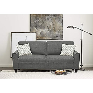 Serta Deep Seating Astoria 78" Sofa in Dark Gray