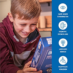 Eitech Crane and Windmill Construction Set and Educational Toy - Intro to Engineering and STEM Learning, Steel (10005-C05)