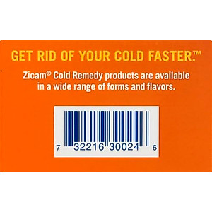 Zicam Cold Remedy Zinc Rapidmelts, Citrus Flavor, 25 Count (Pack of 1)