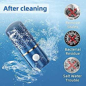 Fabenix Fruit and Vegetable Cleaning Machine, Fruit and Vegetable Cleaner, USB Wireless Food Purifier, Cleaner Device for Washing Fruits, Vegetables, Rice, Meat and Tableware (Blue)