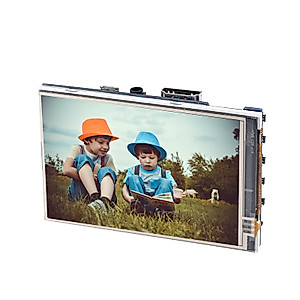 Eboxer 3.5 Inches 1080P IPS Display for Raspberry Pi, Touch Screen LCD Display with Black Acrylic Case, HDMI Monitor for Raspberry Pi, PC Computer DIY Set, Tablet Replacement Part