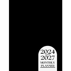 Monthly Planner 2024-2027: 4 Year Monthly Planner - 48 Months January 2024 to December 2027 Calendar Agenda Organizer Schedule and Appointment Notebook | Large Size: 8.25 x 11 with Federal Holidays