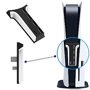 USB Hub, 5 Port USB Hub for,USB High-Speed Expansion Hub Charger USB Extender for Game Console, with 4 USB 2.0 Ports + 1 Type C 3.1 Port