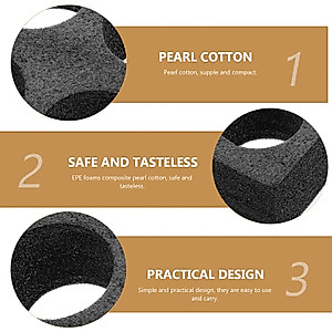 Vaguelly Universal Glass Mount Travel Accessories 8 Holes Takeout Beverage Cup Trays, Hot Cold Drinks Cup Fixing Holders, Foam Coffee Carrier, Packing Tool for Restaurant Terrarium