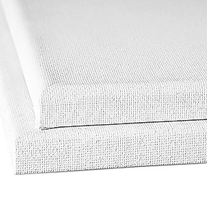 Amazon Basics Stretched Canvas for Painting, 5 Pack, 16"x20"