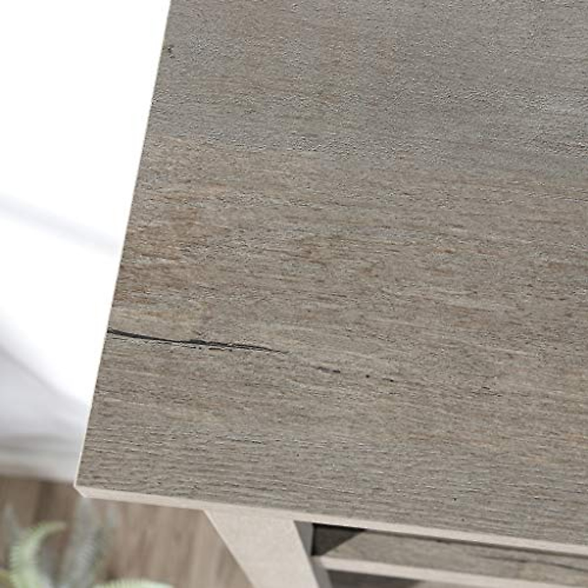 Sauder Bookcase with Doors, L: 35.28" x W: 13.23" x H: 69.76", Mystic Oak finish