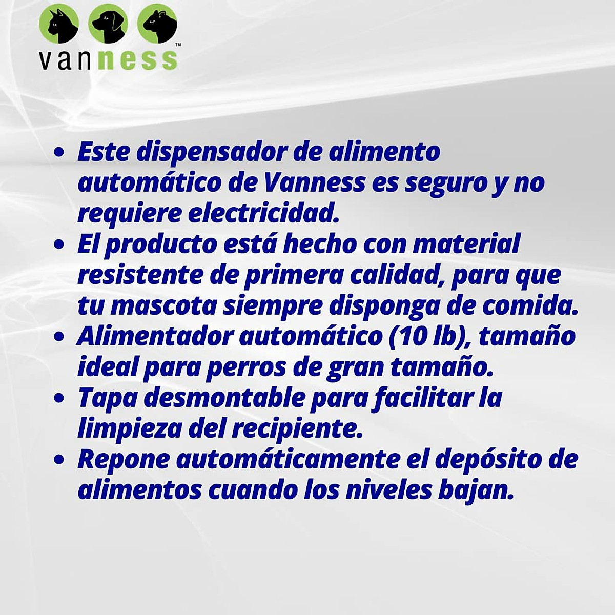 Van Ness Large Auto Feeder, 10-Pound