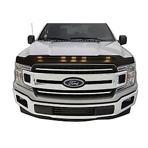 Auto Ventshade [AVS] Aeroskin Lightshield Hood Protector | Fits 2015 - 2020 Ford F-150 (Excludes Raptor) - Black | 753096