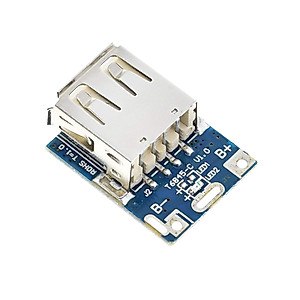 ALAMSCN 12PCS 5V 1A Boost Step Up Power Supply Module Lithium Battery Li-ion Charging Protection Board 134N3P DIY Charger LED Display USB and Micro Port
