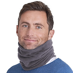 Tough Headwear Neck Warmer - Fleece Neck Gaiter, Winter Face Cover & Ski Scarf - Neck Cover for Men & Women for Cold Weather