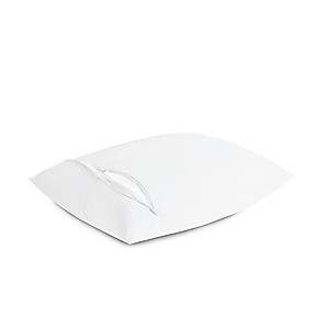 ALEXANDRA'S SECRET HOME COLLECTION Microfiber Pillowcase with Zipper, Pack of 2 Soft and Comfort Pillow Cases (Standard, White)