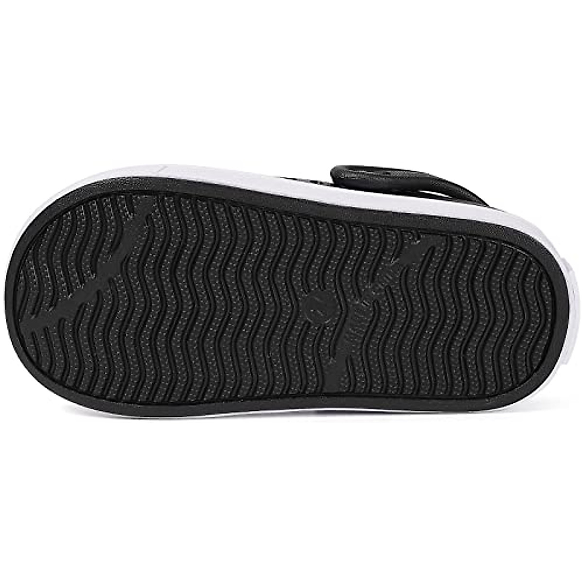 Eagsouni Little Kids Girls Garden Clogs Shoes Gardening Boys Soft Slides Sandal Summer Lightweight Outdoor Beach Pool Shower Mules Slippers Child Cute Slip On Black Size 12