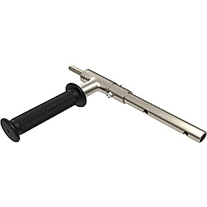 Ice Auger Drill Adapter with Handle - 18mm/0.720" Output Shaft Diameter - Steel Cordless Drill Attachment for Ice Auger Drill Conversion