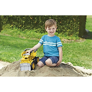 Matchbox Large-Scale Sand Truck with 5 Die-Cast Toy Construction Vehicles in 1:64 Scale, Indoor & Outdoor Play Multicolor
