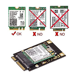NFHK NGFF M.2 Key-A to Mini PCI-E PCI Express Converter Adapter for 9260 8265 7260 AC Card
