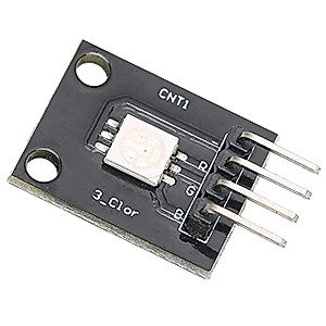 PWM RGB SMD LED Board Module 3 Colour Light ABS Low Power Consumption PWM Modulator DIY Electronic Kit PCB 5V KY 009