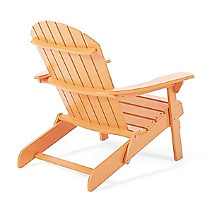 Christopher Knight Home Doris Outdoor Adirondack Chair (Set of 2), Tangerine
