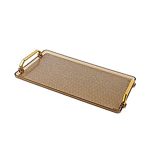 MYCENSE Serving Tray Exquisite Nordic Creative Multi-Function Kitchen Fruit Dessert Tray Bar Pub Serving Board Tray, Brown