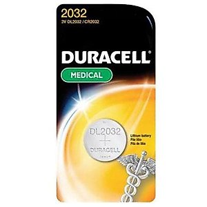 Duracell DL-2032BK1 Long-Life Lithium Button Cell Battery 20 Pack Bundle