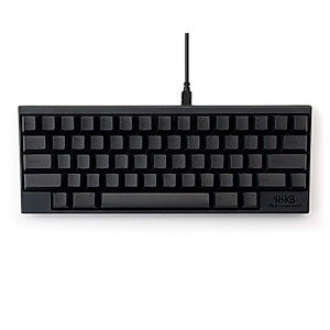 Happy Hacking Keyboard Professional2 (Compact, Charcoal, Printed Keycaps, 45G)