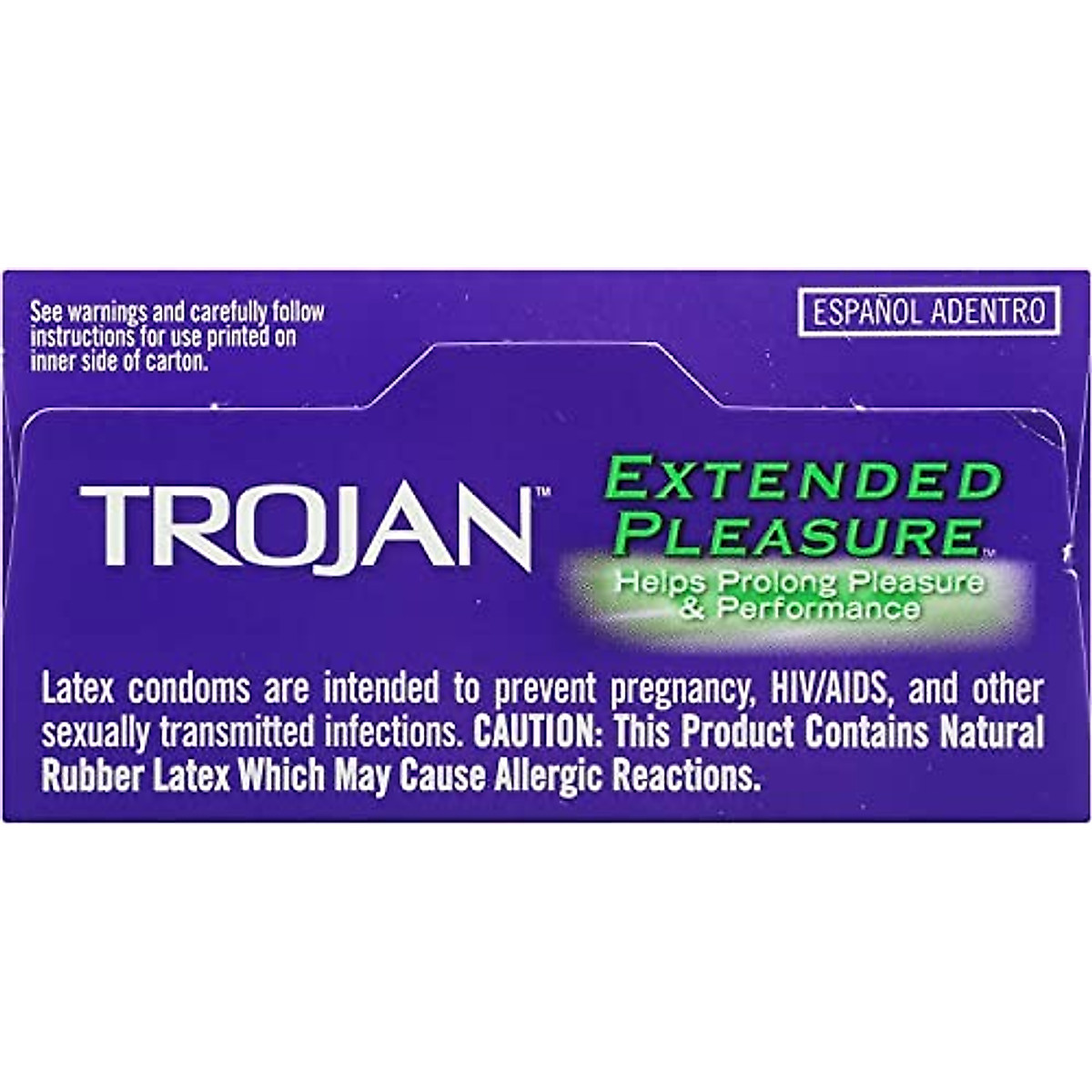 Trojan Extended Pleasure Climax Control Lubricated Premium Latex Condoms 12.0 ea. (Quantity of 3)