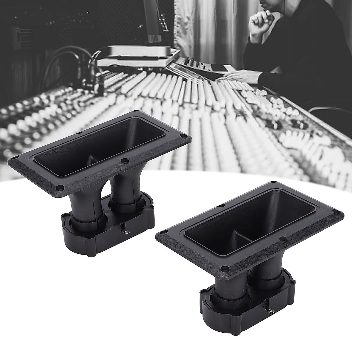 Wide Dispersion Horn Tweeter Dual Drive Ceramic High Sensitivity Piezoelectric Speaker Tweeters