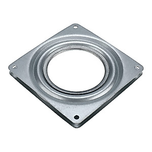 Erfo 16Pack Lazy Susan Turntable Bearings Hardware, 4 Inch Square Swivel Plate, 5/16-Inch Thick Rotating Plate Replacement Parts for DIY Lazy Susan Project Kitchen Storage Rack Serving Trays