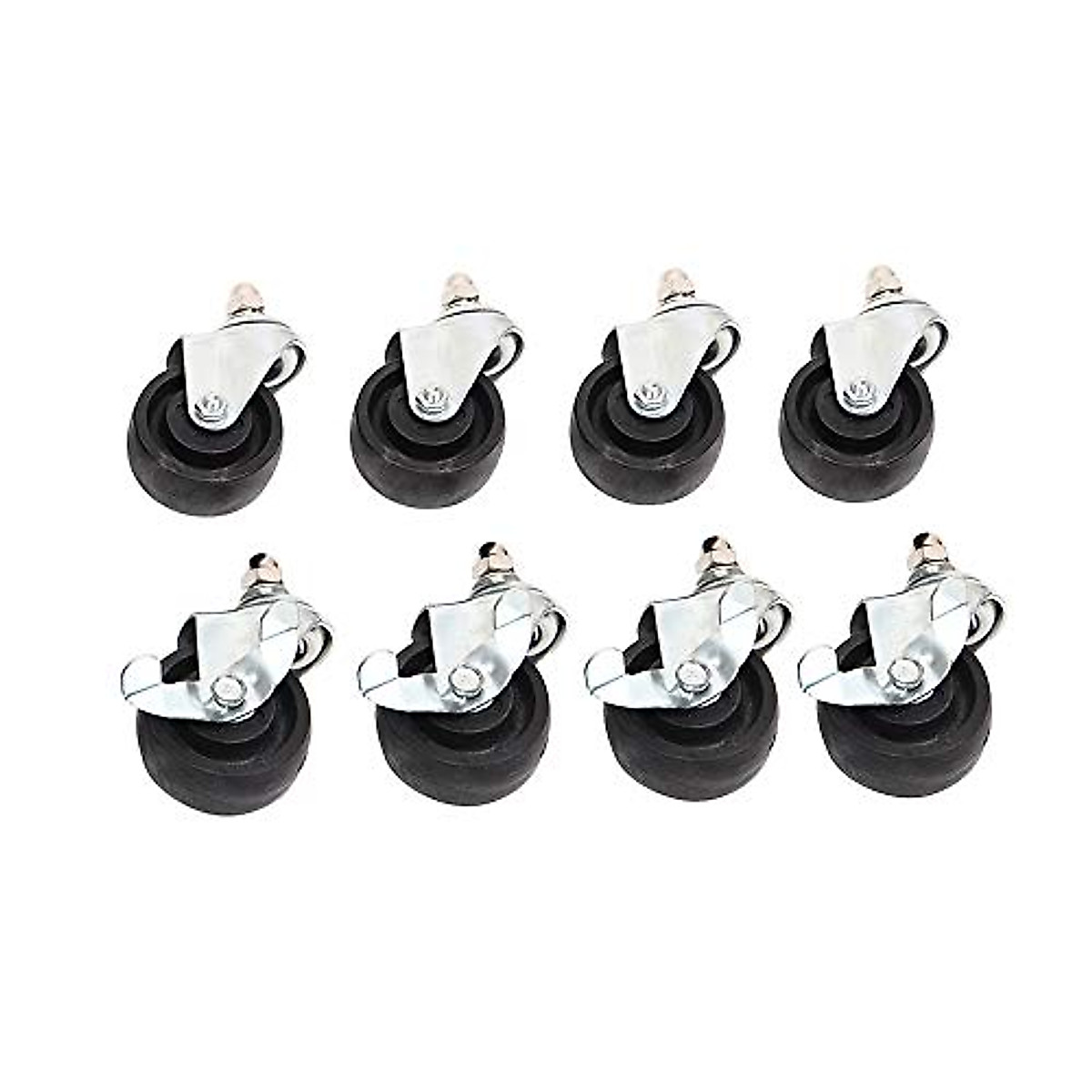 Anti-Sleep Snowmobile Sled Dolly Set of 3 1500 Lbs Load Capacity System Snow Mobile Plow Moving Rollers Dollies Movers, Black