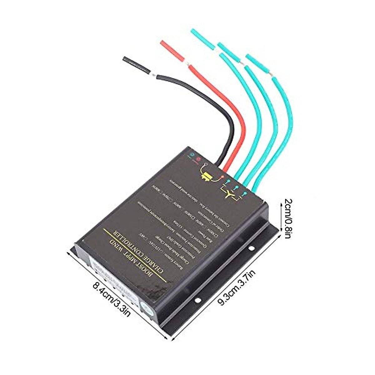 Wind Charge Controller,48V Waterproof Wind Turbine Generator Controller Boost MPPT Wind Charge Controller 800W Wind Power Regulator for Wind Generator