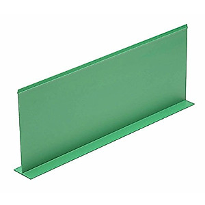 Green T-Shape Case Divider Shelf Divider - 18"L x 7"H