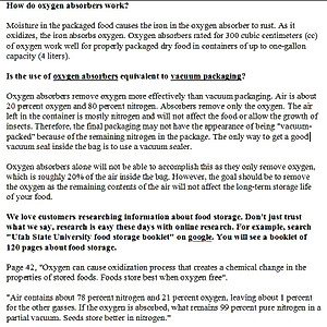 Oxygen Absorbers For Food Storage 400cc ( 5 pcs in Vacuum Sealed Bag x 24, Total 120 Packets ) O2 Absorbers Food Grade Oxygen Absorbers Oxygen Packets For Food Storage Oxygen Remover Absorb Observers