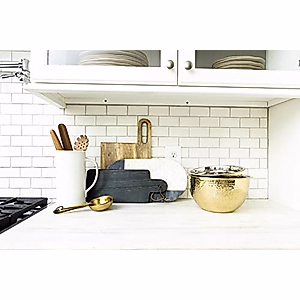 Rectangular Black Marble Cutting Board with Leather Strap