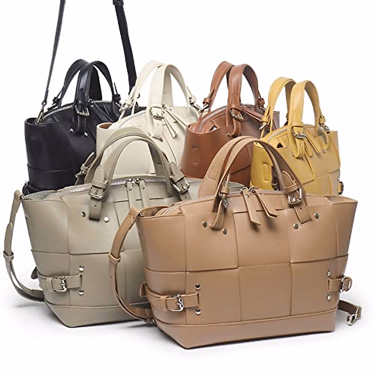 Leather Shoulder Bags Female Handbags Weave Crossbody Bags For Ladies Totes Bolsas Feminina