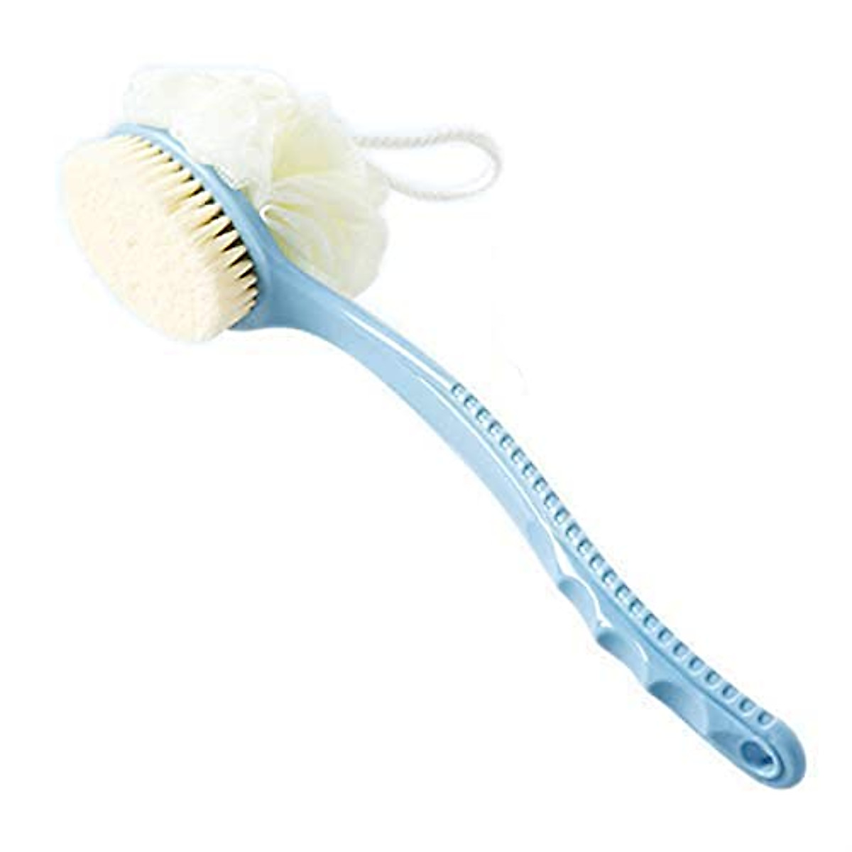 INGVY Dry Brushing Body Brush Bathroom Brush Long Handle Back Body Brush Bath Shower Scrubber Exfoliating Scrub Skin Massages Bathroom Products (Color : Blue)