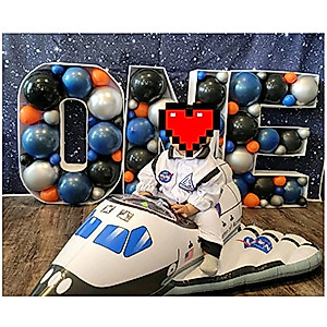 Night Sky Star Backdrops Universe Space Theme Starry Photography Backdrop Galaxy Stars Children Boy 1st Birthday Party Photo Background Newborn Baby Shower Banner Photo Studio Booth 8x6ft Vinyl