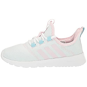 adidas Cloudfoam Pure 2.0 Running Shoe, Almost Blue/Clear Pink/Bliss Blue, 5 US Unisex Big Kid