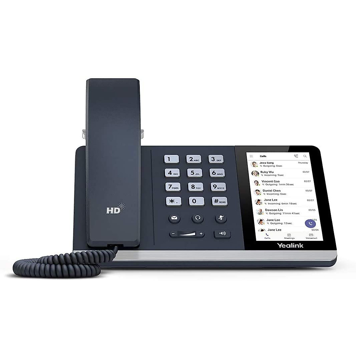 Yealink T55A IP Phone - Corded - Corded - Wall Mountable (Renewed)