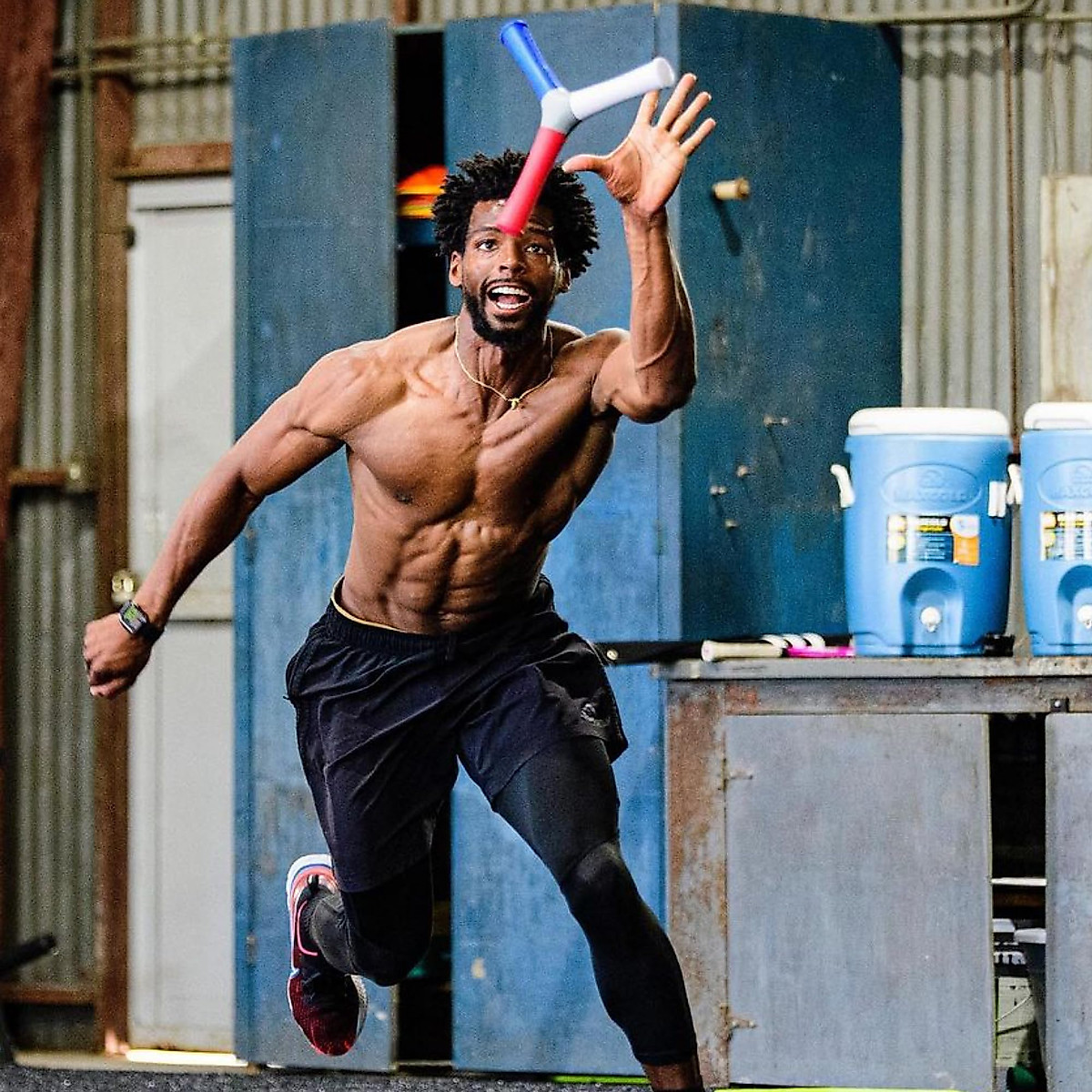 HECOstix - Red White Blue - Hand Eye Coordination & Reaction Speed Training Tool – Improve Sports Performance, Exercise, and Fun for All Ages