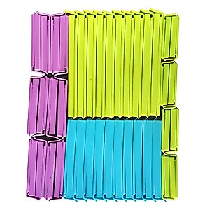 Otylzto 4 Size Assorted 40 PCS Food Bag Clips Bag Sealing Clips,Kitchen Clips for Bags