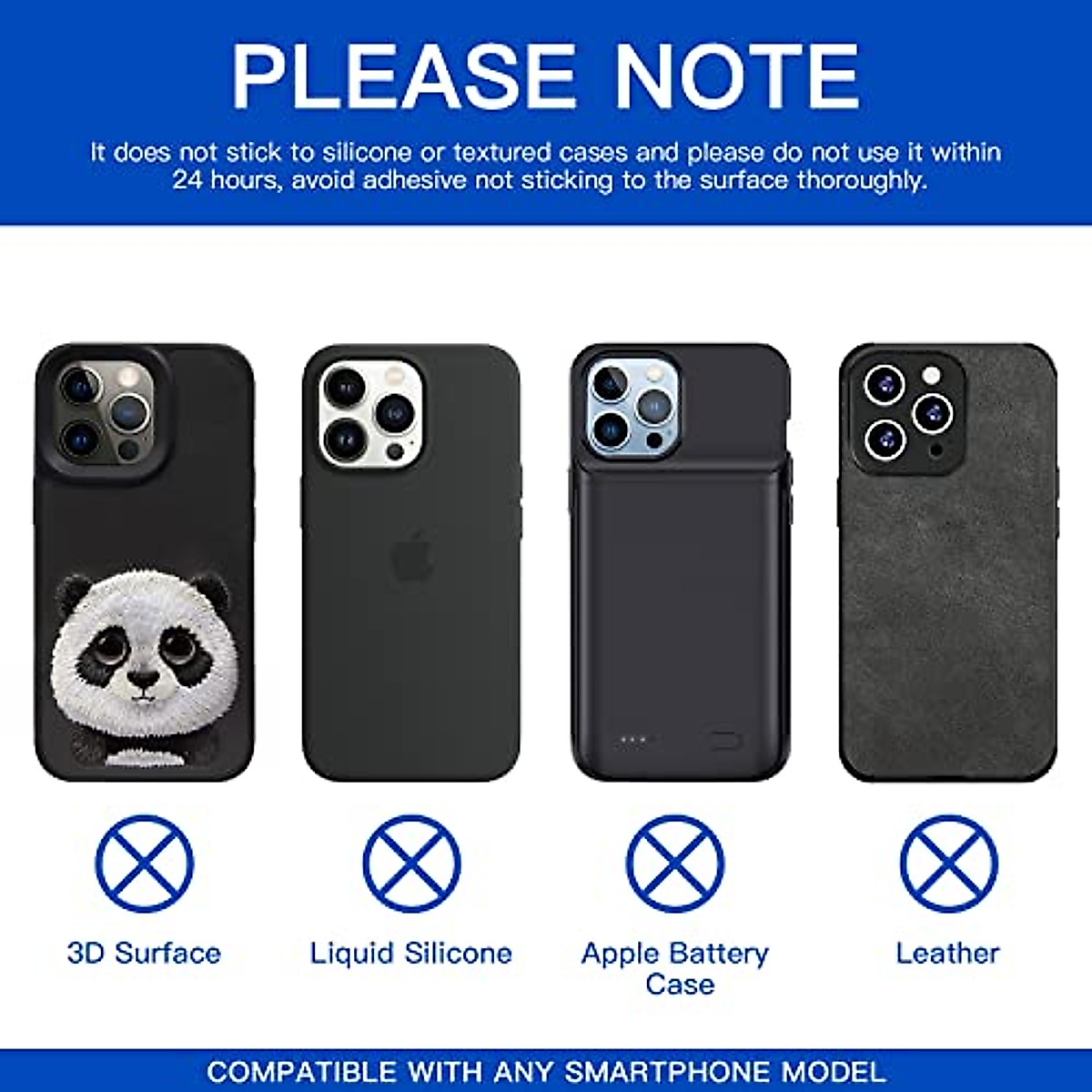 YINHEXI 2Pack Phone Wallet Card Holder, Cell Phone Wallet Stick on Credit Card Holder for Cell Phone & Phone Case, Slim Wallet Compatible with All Smartphones