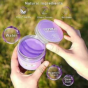 TICARVE Cleaning Gel for Car Putty Car Vent Cleaner Cleaning Putty Gel Auto Tools Car Interior Cleaner Dust Mud for Cars and Keyboard Cleaner Slime Purple 2Pack