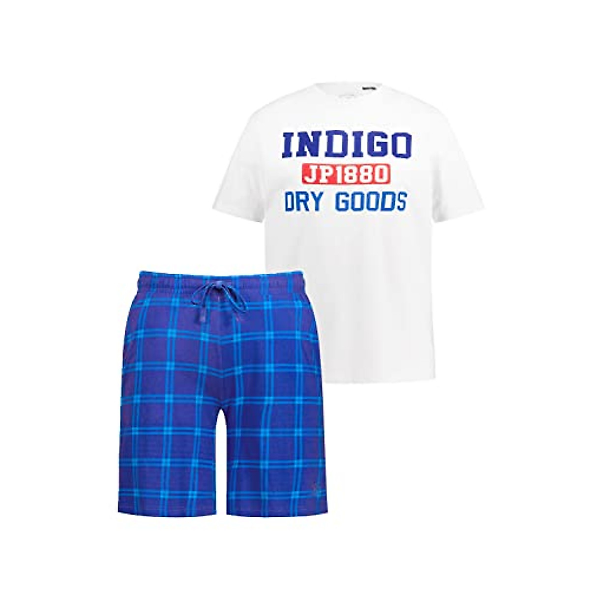 JP 1880 Menswear Big & Tall Plus Size L-8XL Short Pajama Set snow white X-Large 813781200